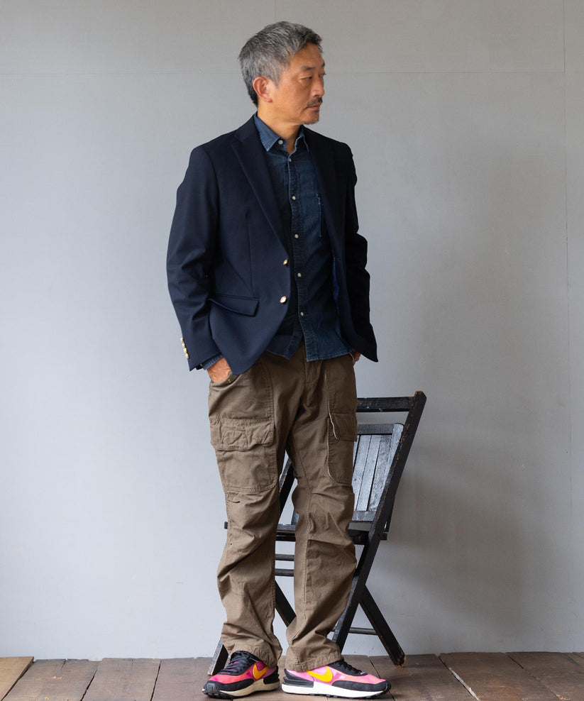 [POLO BCS] ストレッチ ネイビーブレザー – AWC │ active worker components